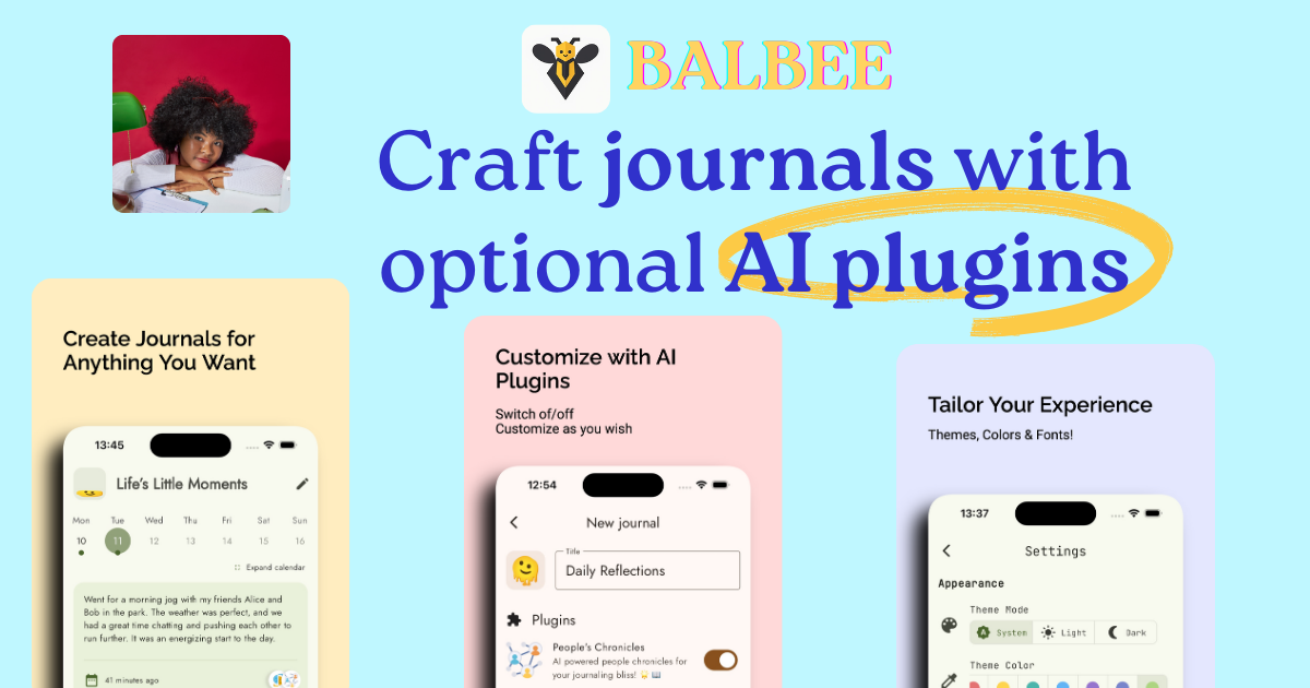 Balbee - Your AI-Powered Journal Assistant